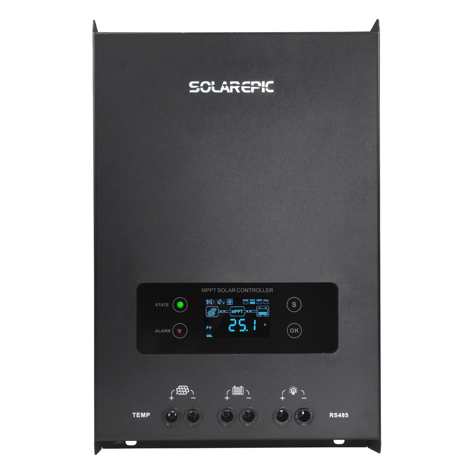 Solarepic 100A MPPT Solar Charge Controller 250V Solar Regulator 12V ...
