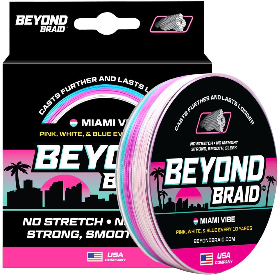 Beyond Braid Braided Fishing Line - Abrasion Resistant - No Stretch ...