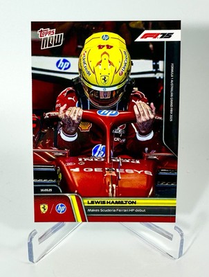 2025 Topps Now Formula 1 F1 Scuderia Ferrari 1st Card Debut #12 Lewis ...
