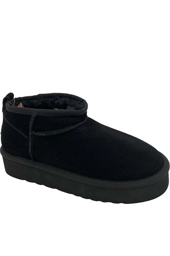 Lamo Water Resistant Suede Platform Boots Ellie Black | eBay