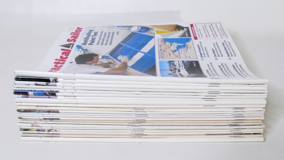 HUGE Lot of 27 Practical Sailor Magazines | Boating Sailing Sail Boat ...