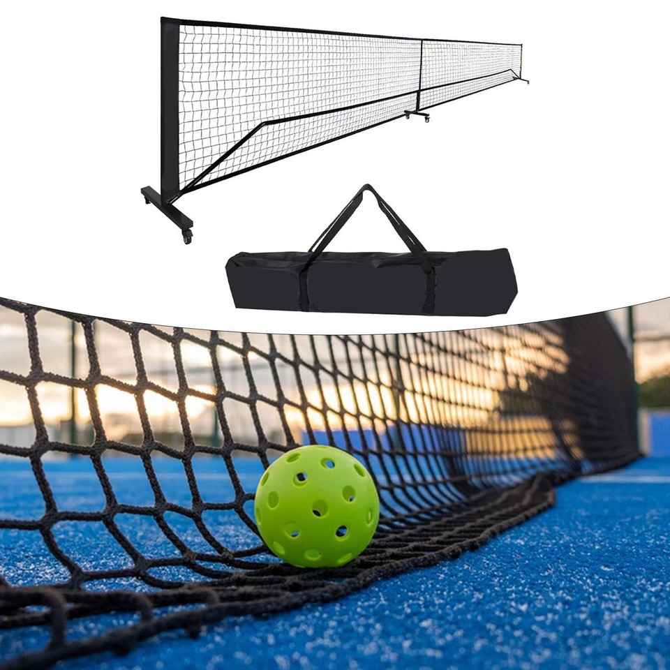 Portable Pickleball Net with Carrying Bag Sturdy Frame Heavy Duty 22ft ...
