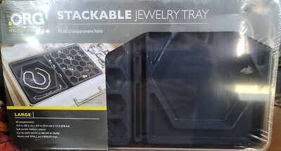 .Org Well Organized Stackable Jewelry Tray drawer organizer | eBay