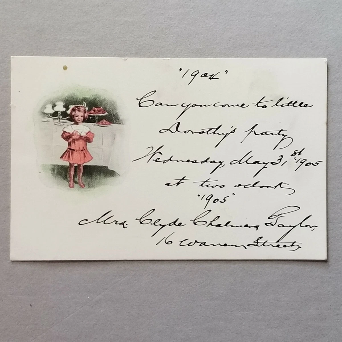 Edwardian Handwriting