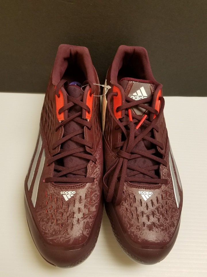 Adidas Energy Boost Icon Metal Baseball Cleats Maroon Solar Red SZ 11.5 ...
