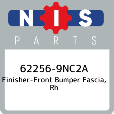 62256-9NC2A Nissan Finisher-front bumper fascia, rh 622569NC2A, New ...