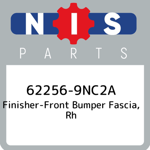 62256-9NC2A Nissan Finisher-front bumper fascia, rh 622569NC2A, New ...