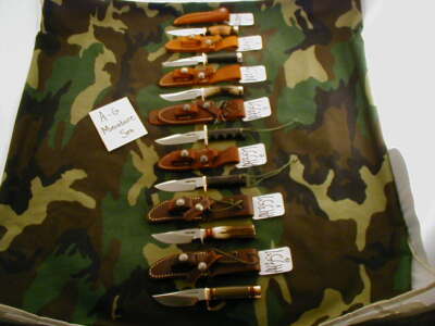 RANDALL KNIVES COMPLETE SET OF 7 MINIATURE MINIS #25,1,#3,14,#28,27 ...