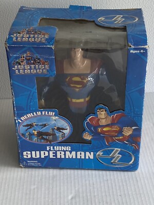 DC Justice League FLYING SUPERMAN Action Figure Fusion Toys 2003 NIB ...