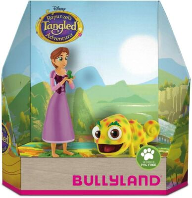 Bullyland Disney Tangled Rapunzel Short Hair & Yellow Pascal Figurines ...