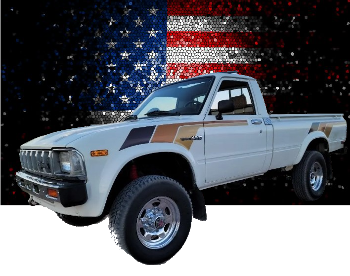 VINTAGE STYLE RETRO VINYL DECALS/ GAPHICS/ CALCAS/ Fit TOYOTA PICKUP 80 ...