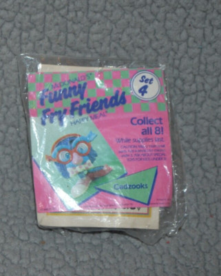 Funny Fry Friends Fry Guys 1989 McDonald's Happy Meal Toy Gadzooks MIP ...