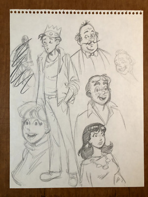Archie and the Gang, Original Art Sketch, Neil Vokes | eBay