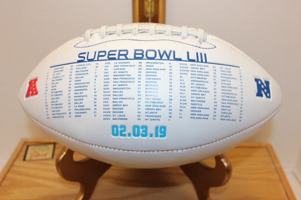 Super Bowl Football LIII Feb 3, 2019 History Lists All Games & Scores ...
