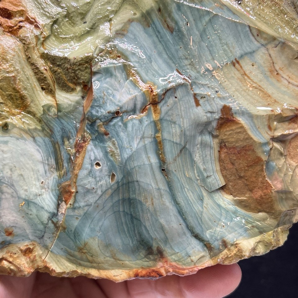 2lb 6oz Gary Green Jasper, Larsonite, Caldera Lapidary Rough For ...