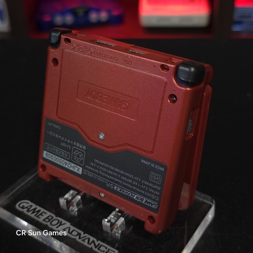 Red Nintendo Game Boy Advance GBA SP IPS Adjustable Brightness ...