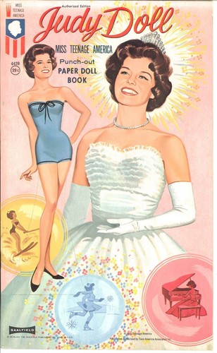VINTG UNCUT 1964 JUDY PAPER DOLLS HD~LASER ORG SZ REPRODUCTION~LO PR~HI ...