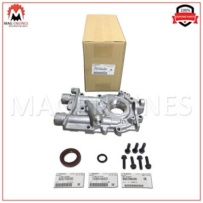 15010AA360 GENUINE SUBARU OIL PUMP 11mm W/SEALS & BOLTS EJ20/EJ25 ...