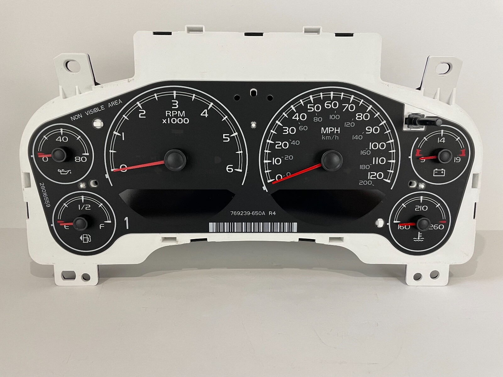 07-12 Silverado Sierra Tahoe Speedometer Instrument Gauge Cluster No ...