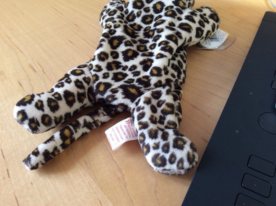 Freckles leopard Ty Beanie Baby. P.V.C. Early generation rare defects. NEW 8421040667| eBay