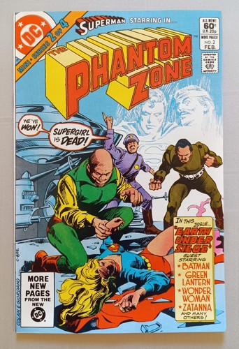 THE PHANTOM ZONE #2, SUPERMAN, DC COMICS, BRONZE AGE, FINE+, 1982 | eBay