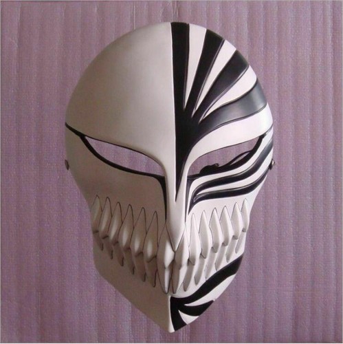 Bleach Ichigo Kurosaki Bankai Hollow Resin Mask Costume Halloween ...