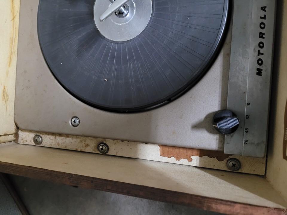 Vintage Motorola Hi Fi Stereophonic Record Player Portable Suitcase ...