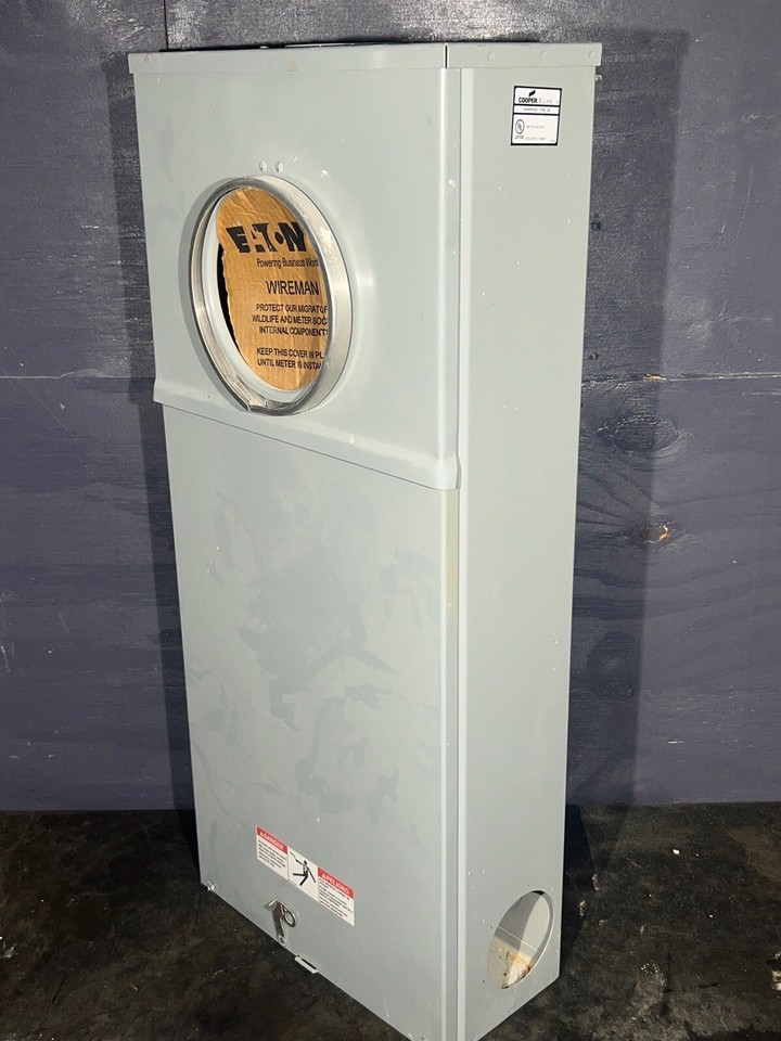 EATON 400 / 320 Amp Meter Base Socket Single Phase 324N Brand New UL ...