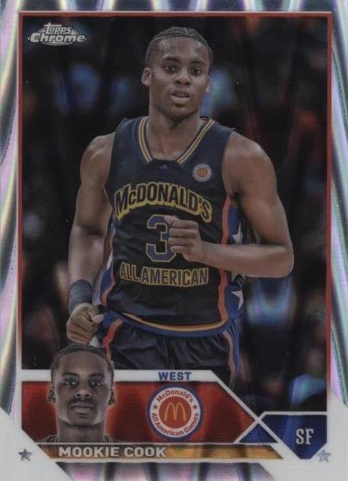 2023 Topps Chrome McDonald's All American - Mookie Cook #15 RayWave ...