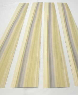 Purple Poplar Wood Veneer: 4 Sheets 1/16th Thick ( 53.5" X 6" ) 8.5 Sq ...