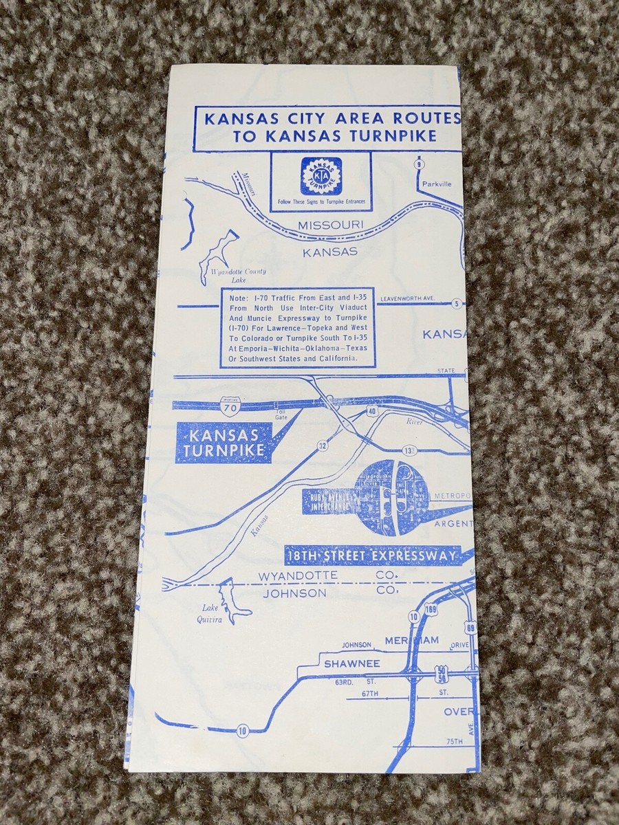 Kansas Turnpike Logo Kansas Toll Maps