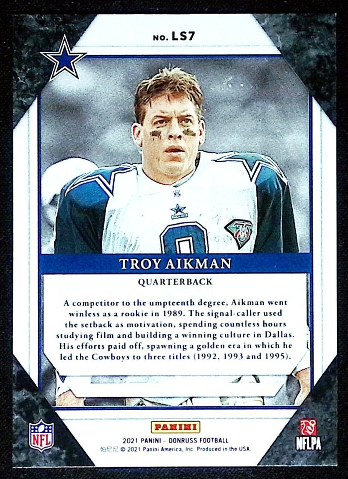 Troy Aikman - 2021 Donruss #LS7 Legends Series - Cowboys | eBay