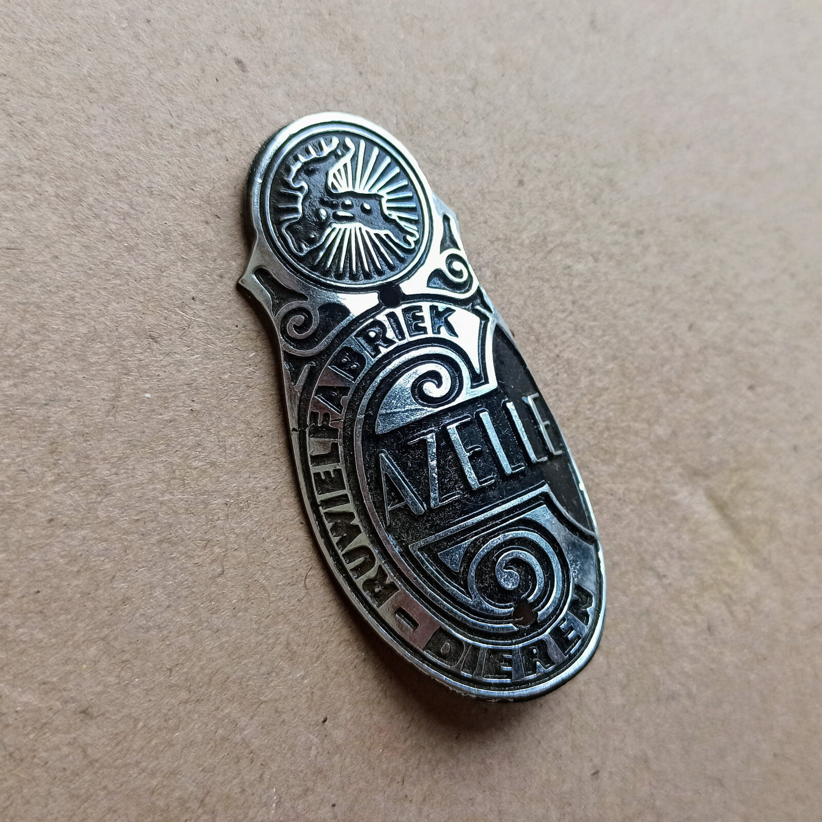 VINTAGE GAZELLE BICYCLE HEAD BADGE BIKE emblem badge logo RARE NOS | eBay