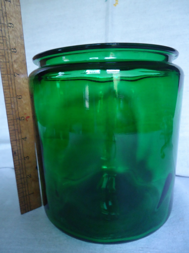 Large Green Jar PRAK-T-KAL Glass Vaporizer Humidifier Jar Green Vintage ...