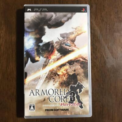 PSP Armored Core 3 Portable From Software Sony PlayStation Game From ...