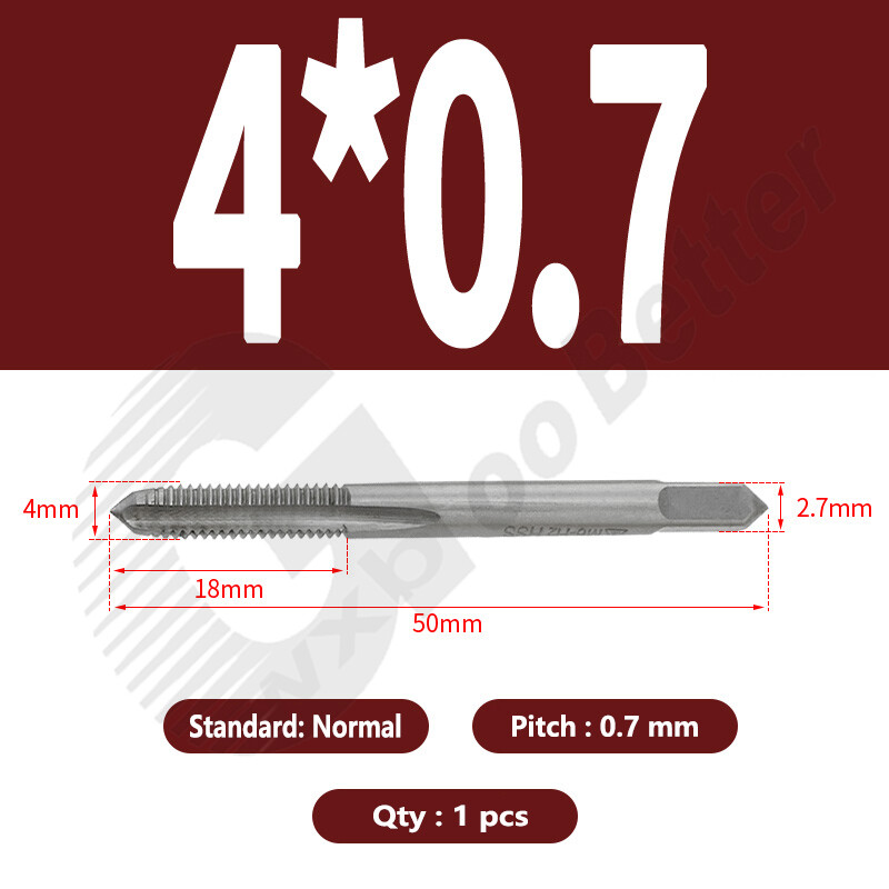 Machine Taps M1 ~ M24 Metric/Imperial Measuring System Manual Tapping ...