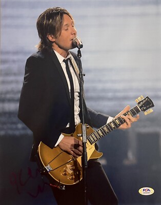 Keith Urban Signed Autographed Blue Ain’t Your Color 11x14 Photo Psa ...