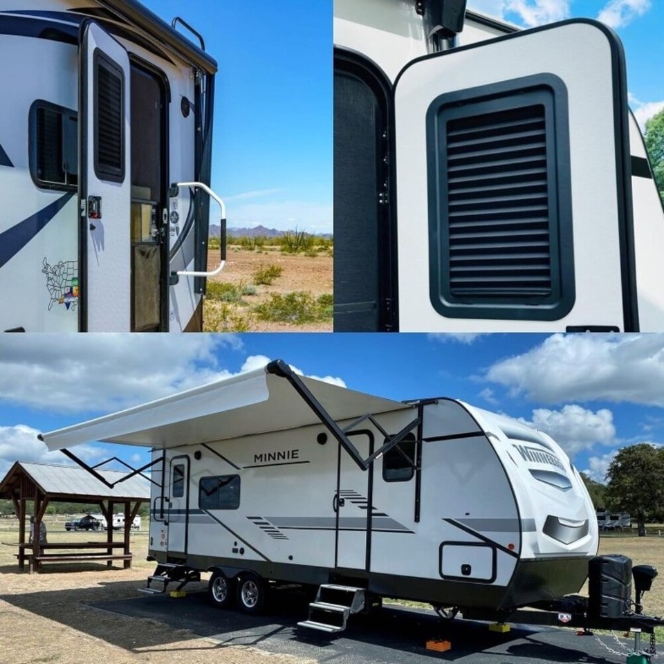 Lot de 2 stores de fen??tre de porte de camping-car 12 par 21 pouces ...