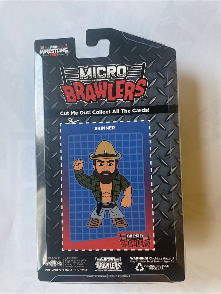 Skinner Micro Brawler Pro Wrestling Crate Exclusive | eBay