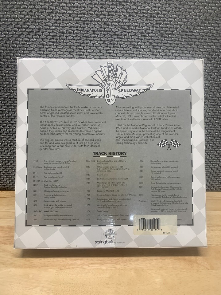 INDY 500 Springbok 1000 Piece Jigsaw Puzzle SEALED NEW Great ...