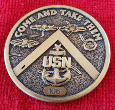 US NAVY CHIEF WARRENT OFFICER 2 CWO2 CHALLENGE COIN | eBay