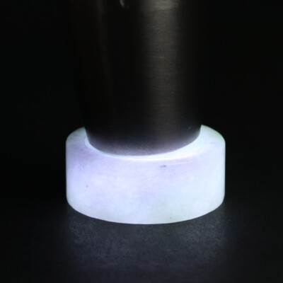 Size 12 Certified Grade A Lavender Green Natural Jadeite Jade Ring ...