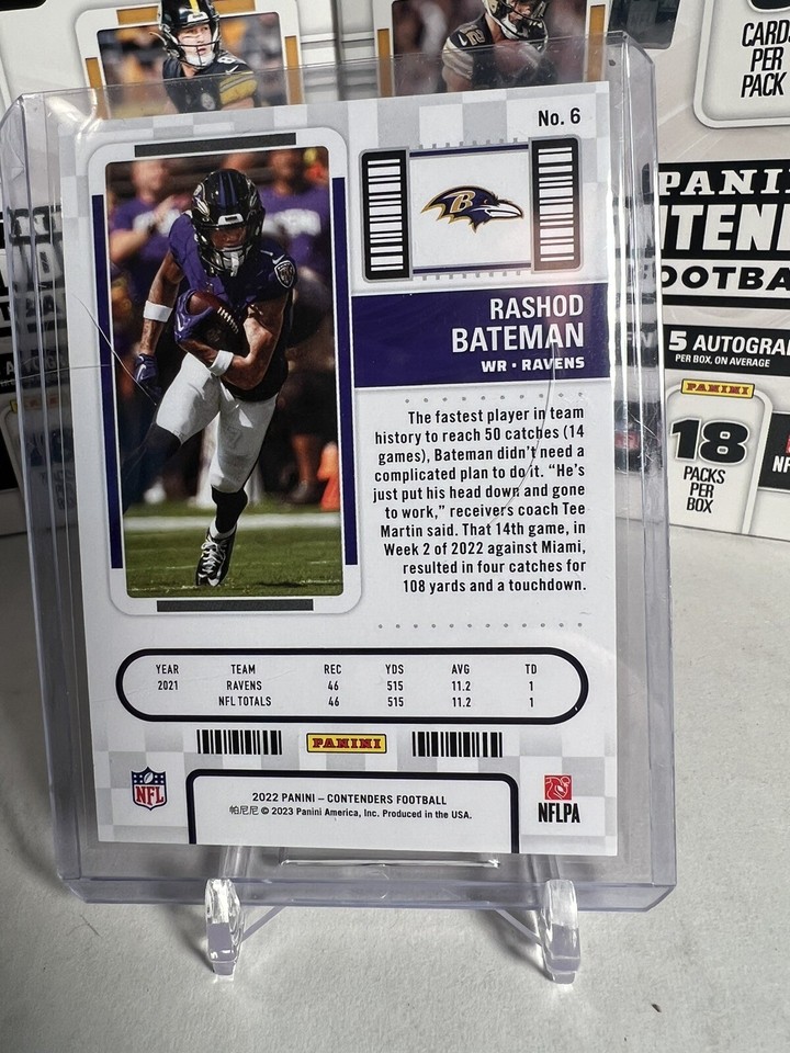 Rashad Bateman 2022 panini Contenders 29/99 Championship ticket | eBay