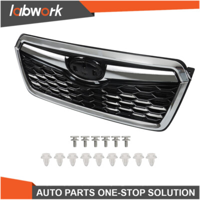 Labwork Front Bumper Grille For 2019 2020 2021 Subaru Forester Chrome ...