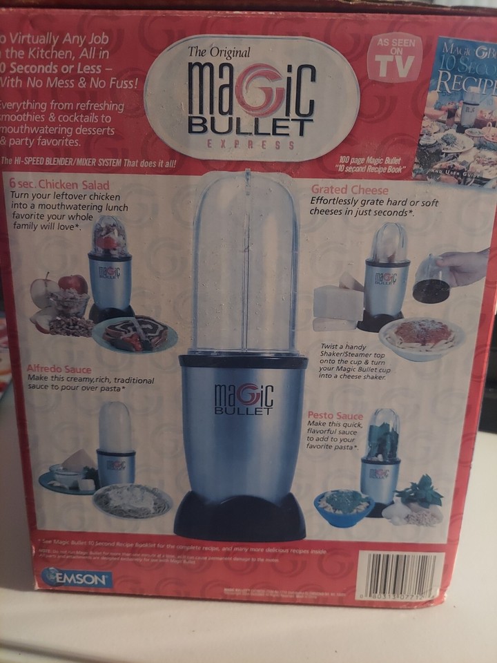 The Original Magic Bullet 17 Piece Hi-Speed Blender-Mixer System ...