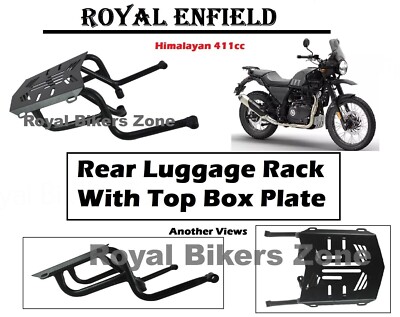 Royal Enfield "Himalayan" "Rear Luggage Rack With Top Box Plate" | eBay