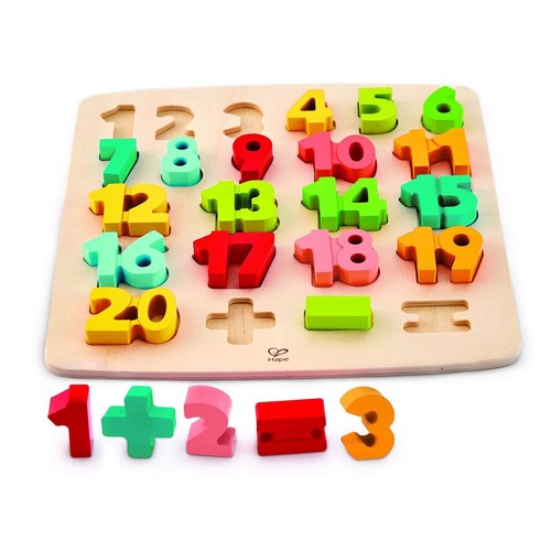 Hape Number Puzzle E1550A | eBay