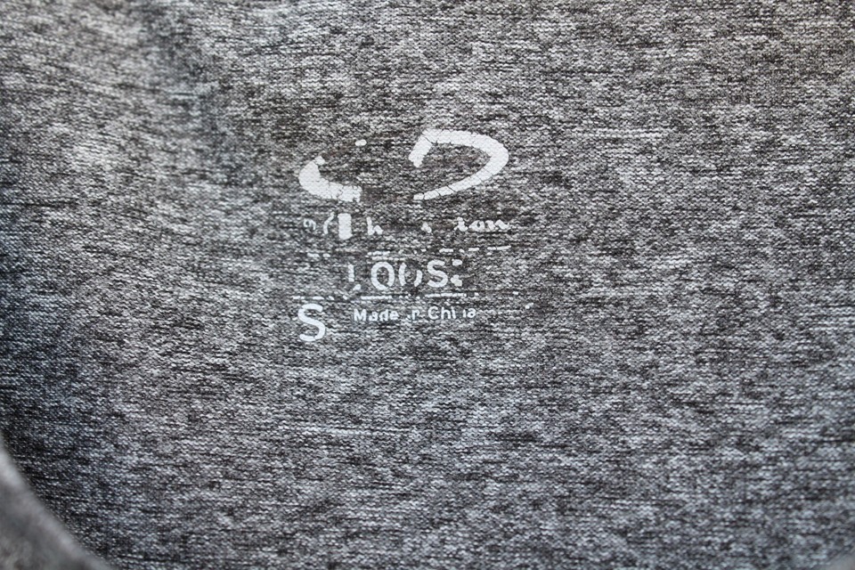 Champion Women's Athletic Top Charcoal Gray Short Sleeve Exercise Shirt ...