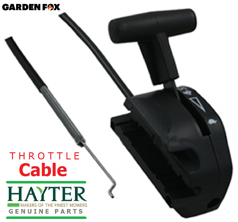 Genuine HAYTER Harrier 48 THROTTLE CABLE LEVER mdl 496D/E/F486C/A/V ...