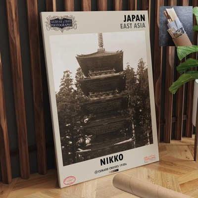 Japan Nikko CANVAS WALL ART 20x30 in | eBay